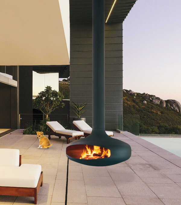 Ergofocus Outdoor - Designer Fireplace - Caleo Ltd